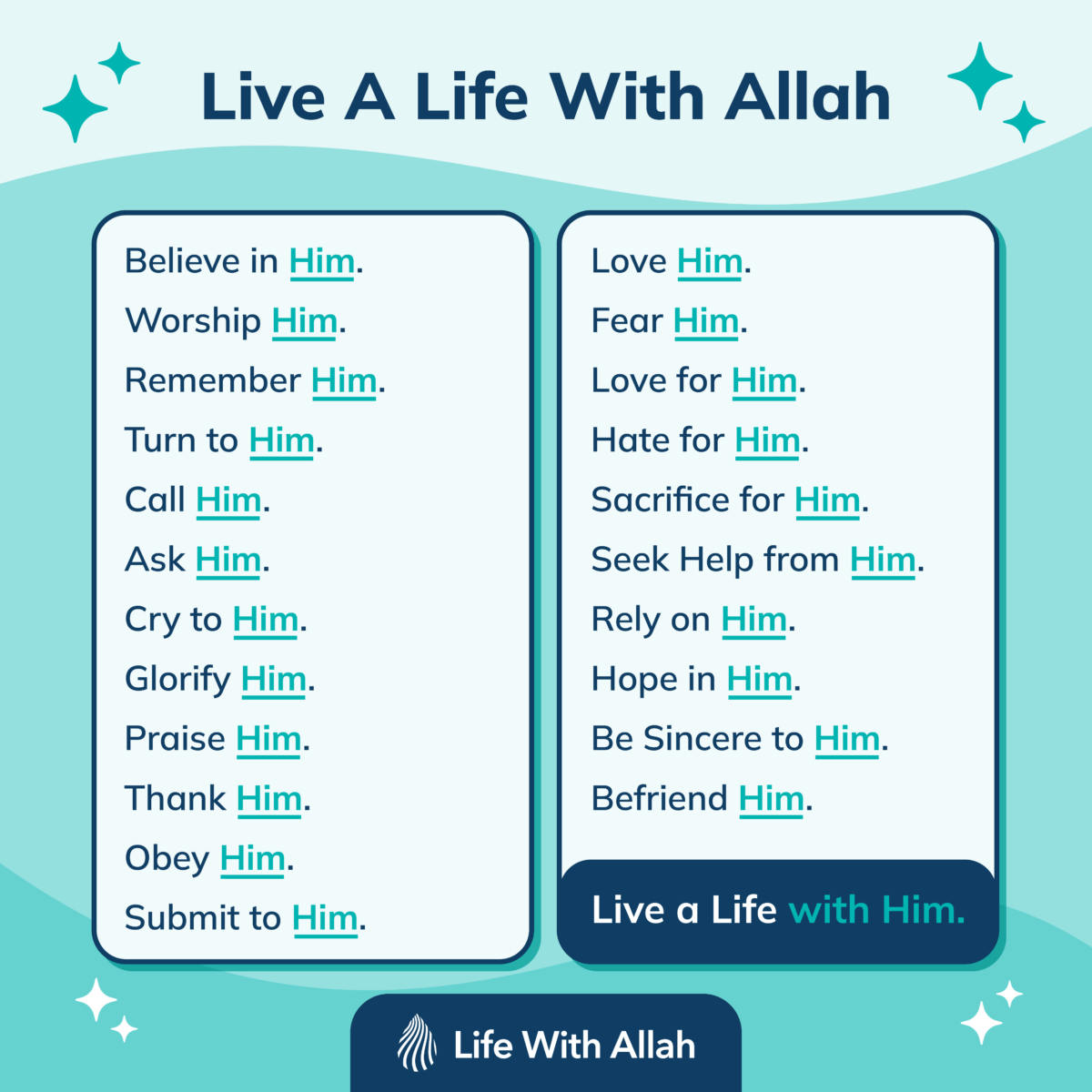Knowing Allah – Life With Allah