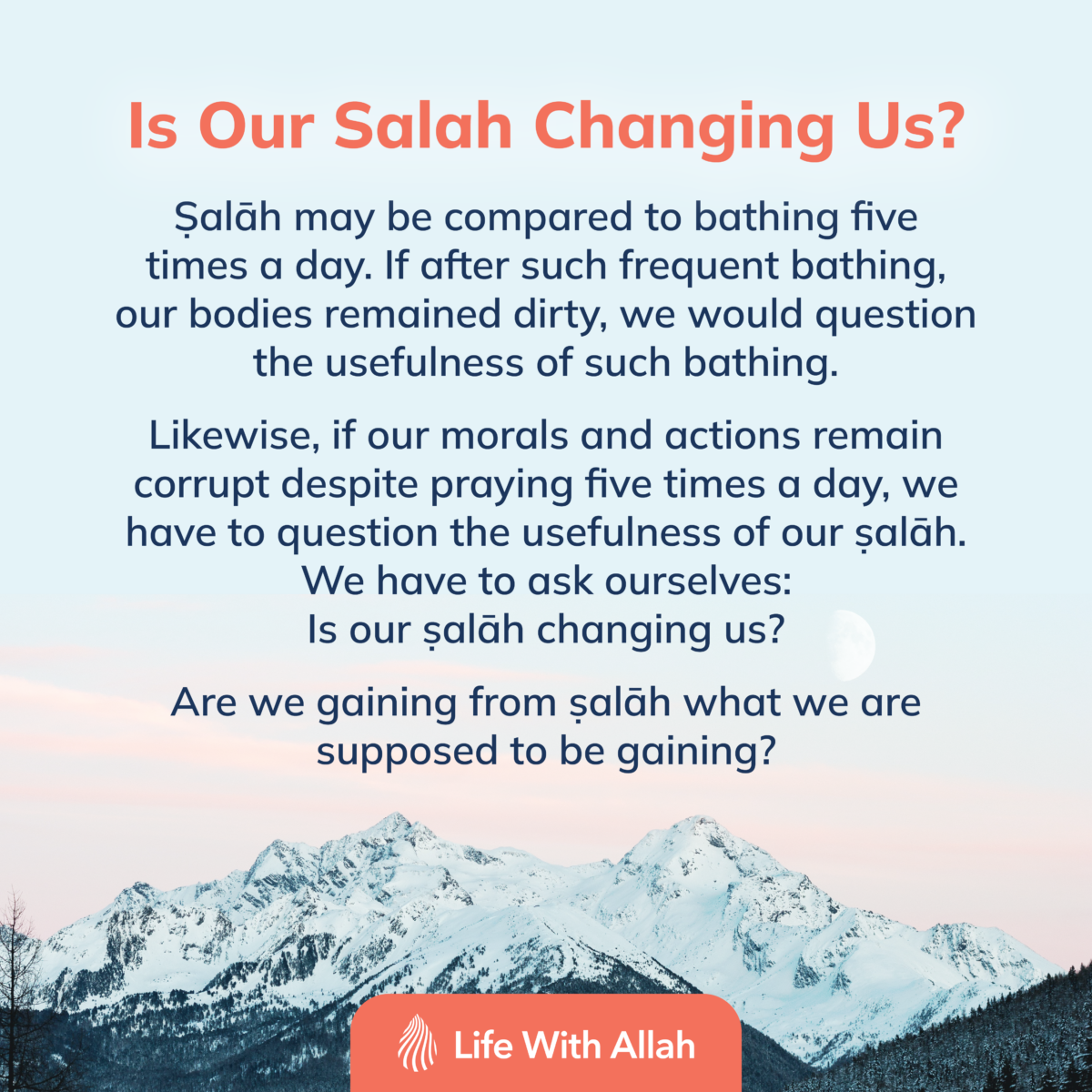 Sweetness of Salah – Life With Allah