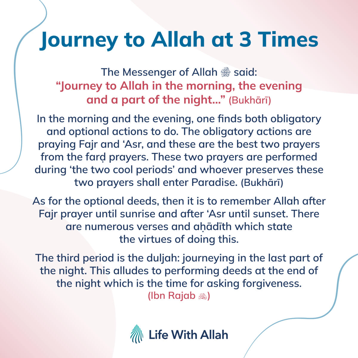 Dhikr & Du’a – Life With Allah