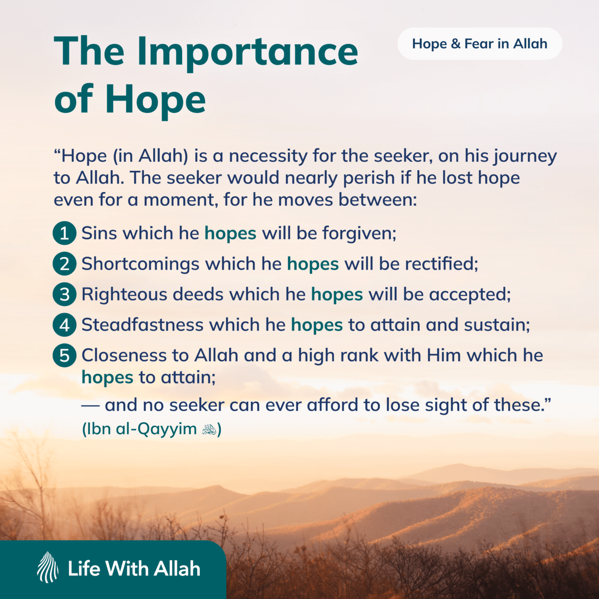 The Pure Heart – Life With Allah