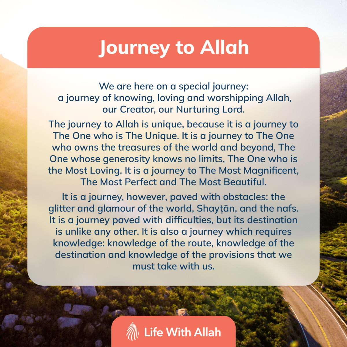 Knowing Allah – Life With Allah