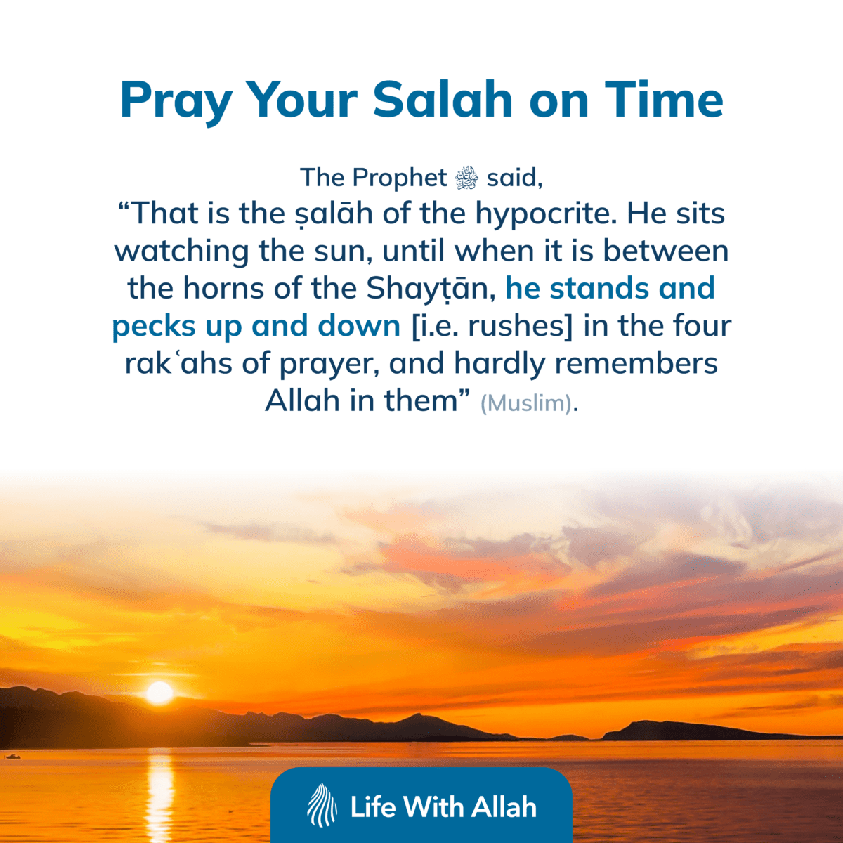 Sweetness of Salah – Life With Allah