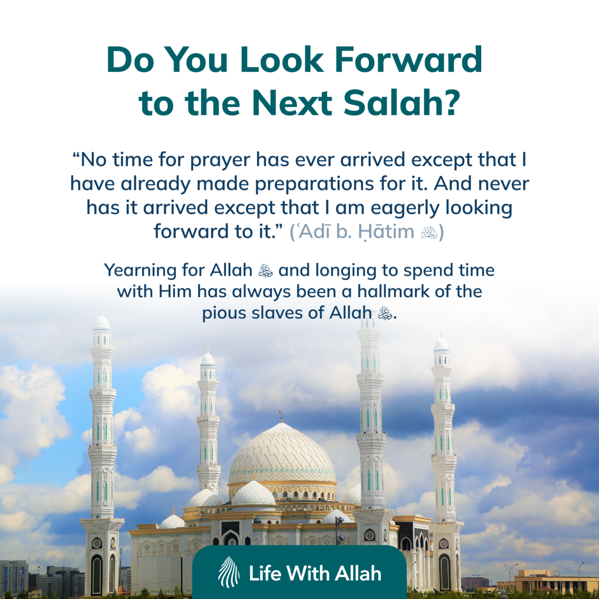 Sweetness of Salah – Life With Allah